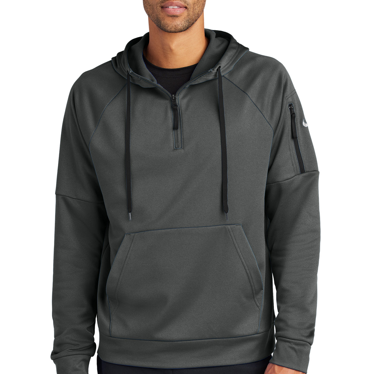 ike Therma-FIT Pocket 1/4-Zip Fleece Hoodie. NKFD9742