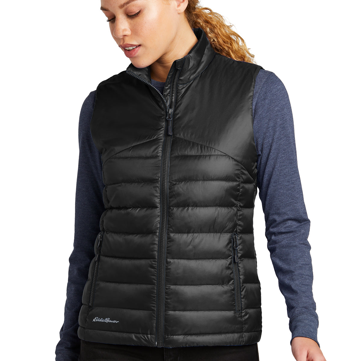 Eddie Bauer Women's Quilted Vest. EB513 | Logo Shirts Direct