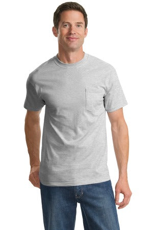Port & Company Men's Essential Pocket Tee. PC61P.