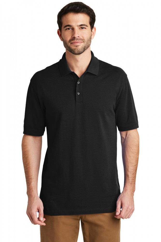 Port Auth. Mens Tall Cotton Logo Polo. TK8000. Logo Shirts Direct