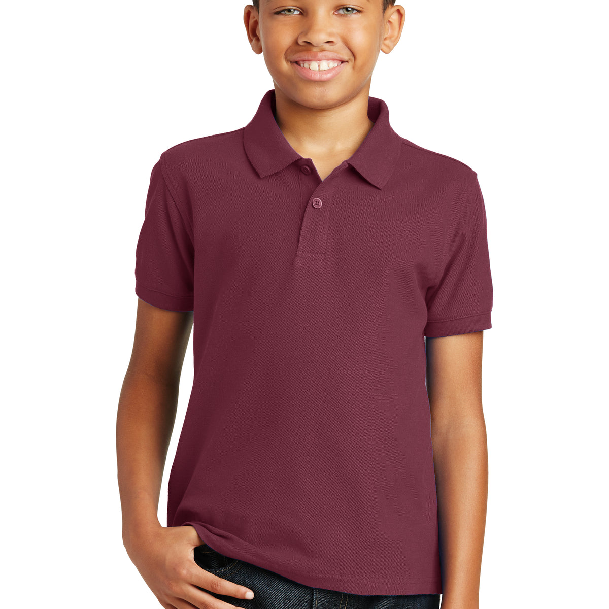 Port Authority Youth Core Classic Pique Polo. Y100.